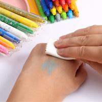 China High Quality Non Toxic Silky Twist Up Wax Crayon Customized 6Pcs Rotating Crayon for Children for sale
