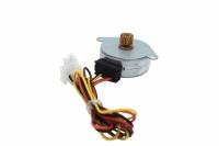 China 35MM PM Permanent Magnet Stepper Motor 4 Phase 24V DC with 7.5° Step Angle for Office Automation for sale