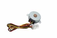 China 35MM PM Permanent Magnet Stepper Motor 4 Phase 24V DC with 7.5° Step Angle for Office Automation for sale