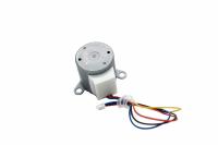 China 20BYJ46 12V DC Industrial Robot Stepper Motor with Gearbox - 7.5° Step Angle, 150Ω Resistance, Multiple Reduction Ratios for sale