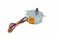 China 35BYJ46 12V DC Unipolar Stepper Motor with 43.75° Step Angle and 1:43.75 Gear Reduction Ratio for sale