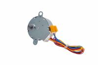 China 35BYJ46 12V DC Unipolar Stepper Motor with 43.75° Step Angle and 1:43.75 Gear Reduction Ratio for sale