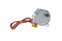 China 35BYJ46 12V DC Unipolar Stepper Motor with 43.75° Step Angle and 1:43.75 Gear Reduction Ratio for sale