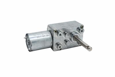 China 24V DC Worm Gear Motor with Encoder 1/52 Ratio for Industrial Automation Equipment for sale