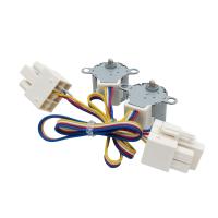 China 24BYJ48 12V DC Geared Stepper Motor 11.25 Degree Step Angle for HVAC Swing Blade for sale