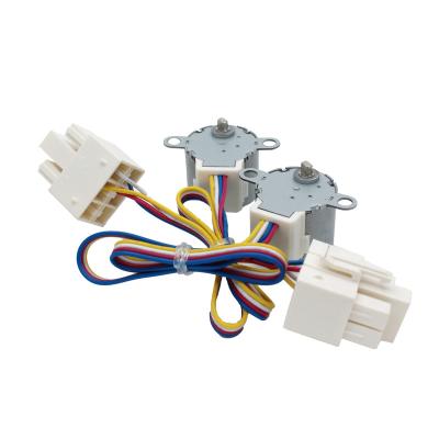 China 24BYJ48 12V DC Geared Stepper Motor 11.25 Degree Step Angle for HVAC Swing Blade for sale