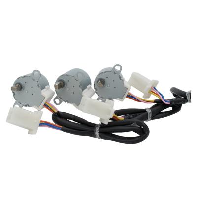 China 12V DC High Torque Geared Stepper Motor 24mm 1/16 Ratio 11.25° Step Angle for Refrigerator Applications for sale