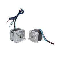 China 35MM Frame Hybrid Stepper Motor 1.8° Step Angle with 0.05-0.21 N.m Torque for Medical Equipment and 3D Printers for sale