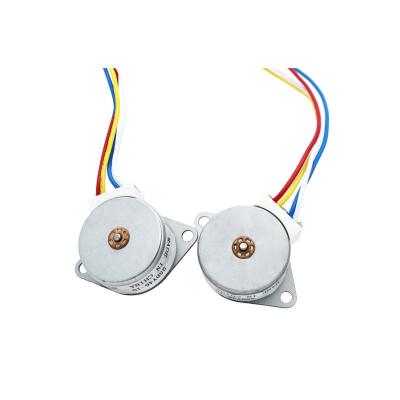 China 25MM 12V Micro Stepper Motor 15 Degree Step Angle High Precision Low Noise 45g Weight for sale