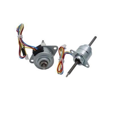 China 20MM Captive Linear Stepper Motor 7.5° Step Angle with 12VDC Operation and 22mm Push Distance for sale