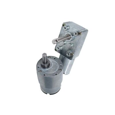 China 12V DC Worm Gear Motor 1/65 Ratio High Torque Micro Motor for Home Automation and Industrial Applications for sale