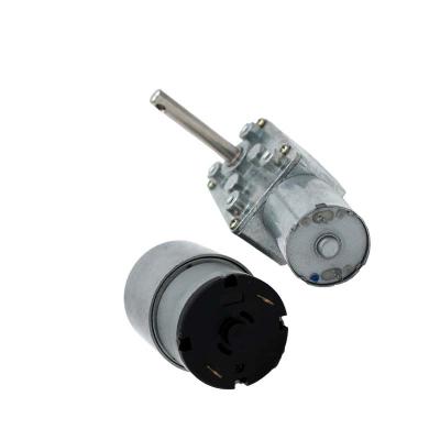 China Flat Gearbox DC Motor 6V 12V 24V with 33mm Spur Gearbox for Transmission Equipment for sale