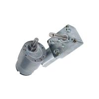 China Flat Gearbox DC Motor 6V 12V 24V with 33mm Spur Gearbox for Transmission Equipment for sale