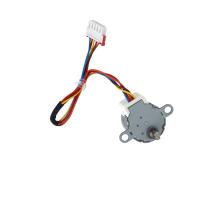 China 2 Phase 4 Wire Micro Stepper Motor 12 Volt Gear Ratio 1/64 For POS Machine for sale