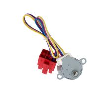 China Bipolar Permanent Magnet Stepper Motor 1/64 Ratio 11.25 Degree DC 24MM 12v for sale