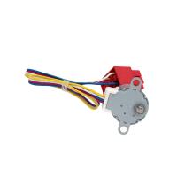 China Bipolar Permanent Magnet Stepper Motor 1/64 Ratio 11.25 Degree DC 24MM 12v for sale