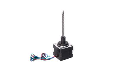 China JIUQI 25BYZ Linear Stepper Motor 12V 1.2A 1.8° Step Angle Round Shaft 6mm for sale