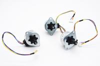 China JIUQI 25BYZ Round Shaft Linear Stepper Motor 1.8° 12V 1.2A for Precision Motion for sale