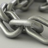 China High Strength Hot Dip Galvanized Mooring Chain for Marine / Offshore Industry for sale