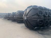China High Tensile Sling / Chain Net Type Pneumatic Rubber Fender for sale