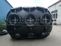 China High Tensile Sling / Chain Net Type Pneumatic Rubber Fender for sale
