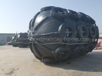 China Customized Pneumatic Rubber Fender Inflated Type For Marine Vessels BV Certificated for sale