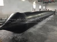China Size Customized Marine Airbag Anti Tearing Black Inflatable Rubber Airbag for sale