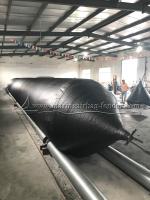 China Size Customized Marine Airbag Anti Tearing Black Inflatable Rubber Airbag for sale