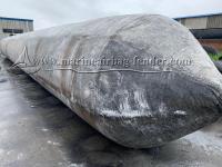 China Size Customized Marine Airbag Anti Tearing Black Inflatable Rubber Airbag for sale