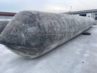 China Thickness Customized Ship Launching Rubber Airbag 0.3m - 2.0m Diameter for sale