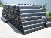 China Heavy Duty Hot Galvanizing Chain Ship Docking D Type Fender Bolted Installation for sale