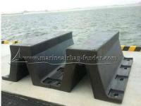 China Black V Type Arch Rubber Fender Marine Dock Solid Fender for sale