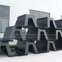 China Black V Type Arch Rubber Fender Marine Dock Solid Fender for sale