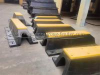 China Black V Type Arch Rubber Fender Marine Dock Solid Fender for sale