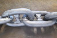 China Metal Welded Long Link Mooring Chain U1  U2  U3 Grade Customized for sale