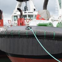 China Weather Resistant Marine Rubber Fender / Tugboat Fender With Stainless Steel Accessories for sale