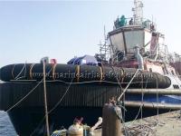 China Weather Resistant Marine Rubber Fender / Tugboat Fender With Stainless Steel Accessories for sale