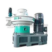 China Pneumatic Flat Die Pellet Machine With Heavy Duty Reducer / Automatic Lubrication System for sale
