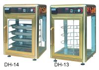 China 900W Food Display Showcase Electric Revolving Pizza Display Warmer With Humidifier for sale