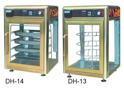 China 900W Food Display Showcase Electric Revolving Pizza Display Warmer With Humidifier for sale