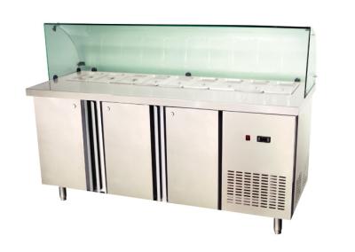 China Stainless Steel Commercial Refrigeration Equipment , Salad Prep Refrigerator for sale