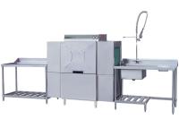 China 180 Basket / H Commercial Kitchen Dishwasher 3 Phase Commercial Conveyor Dishwasher for sale