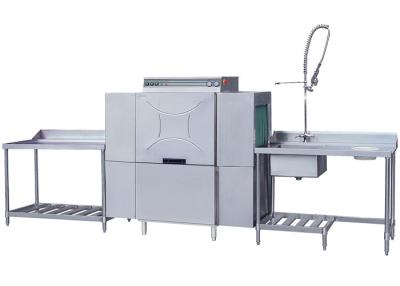 China 180 Basket / H Commercial Kitchen Dishwasher 3 Phase Commercial Conveyor Dishwasher for sale