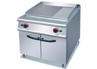 China Free Standing Cooking Lines Stainless Steel Gas / Electric Griddle For Kitchen for sale