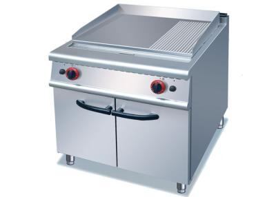 China Free Standing Cooking Lines Stainless Steel Gas / Electric Griddle For Kitchen for sale