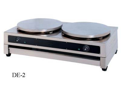 China 400 mm Restaurant Cooking Equipment Single Or Double Head Commercial Crepe Machine for sale