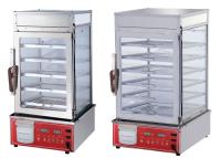 China 220V Restaurant Cooking Equipment Full Vision Glass Food Warmer Display Case for sale