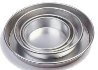 China Round Bread Baking Equipment Aluminium Bakeware Pizza Pan Anode / Super Hard Anodic for sale
