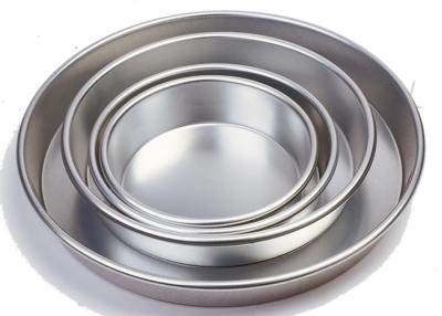 China Round Bread Baking Equipment Aluminium Bakeware Pizza Pan Anode / Super Hard Anodic for sale