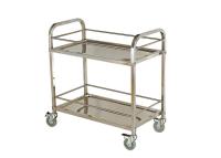 China Stainless Steel Kitchen Equipment , 2 / 3 Tiers Mobile Stainless Steel Kitchen Cart for sale